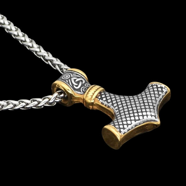 Thor Hammer Mjolnir Gold-Silver – Epic Loot Shop