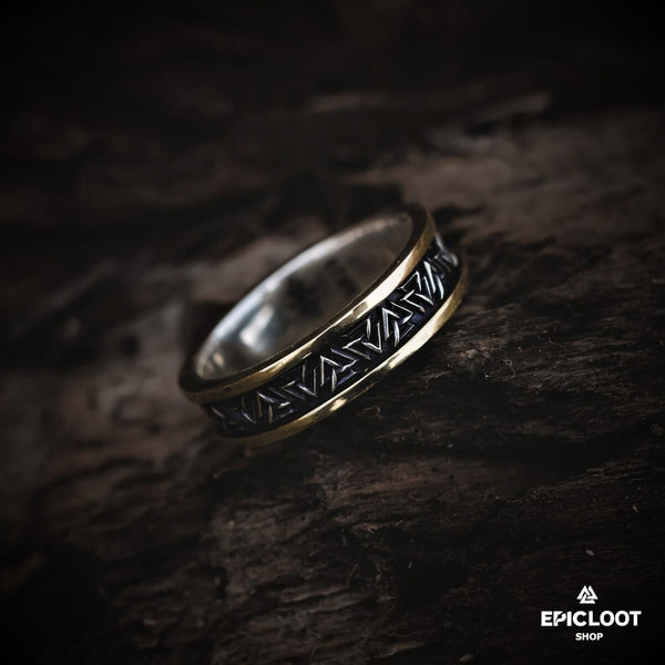 925 Silver Nordic Valknut Ring – Epic Loot Shop